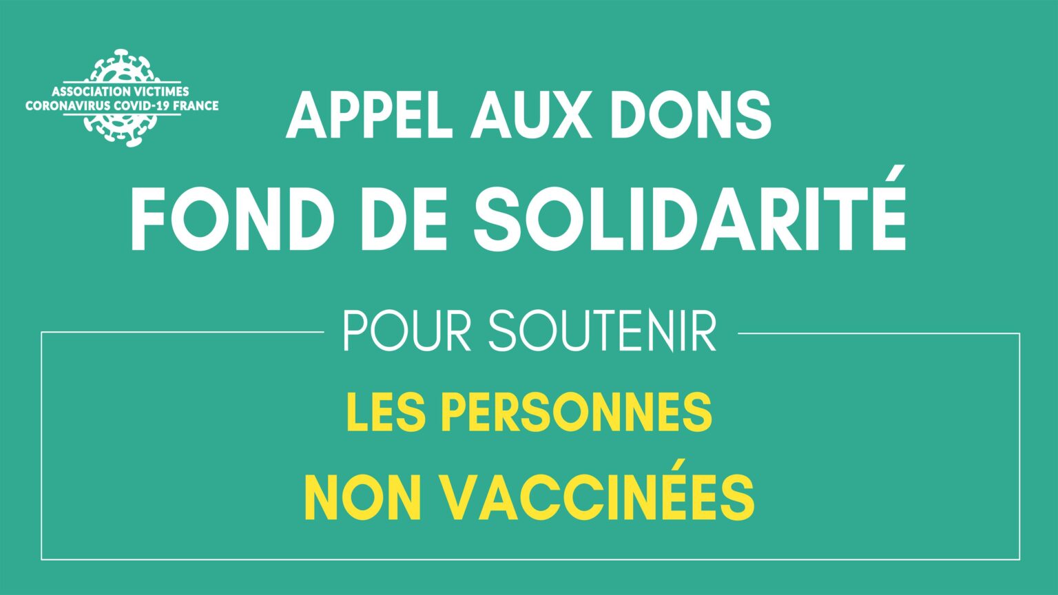 APPEL AUX DONS pour création Fond de Solidarité pour personnes non ...