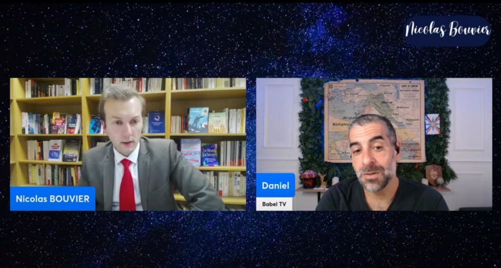 Daniel de Babel.TV invité chez Nicolas Bouvier s'exprime sur « QAnon ...