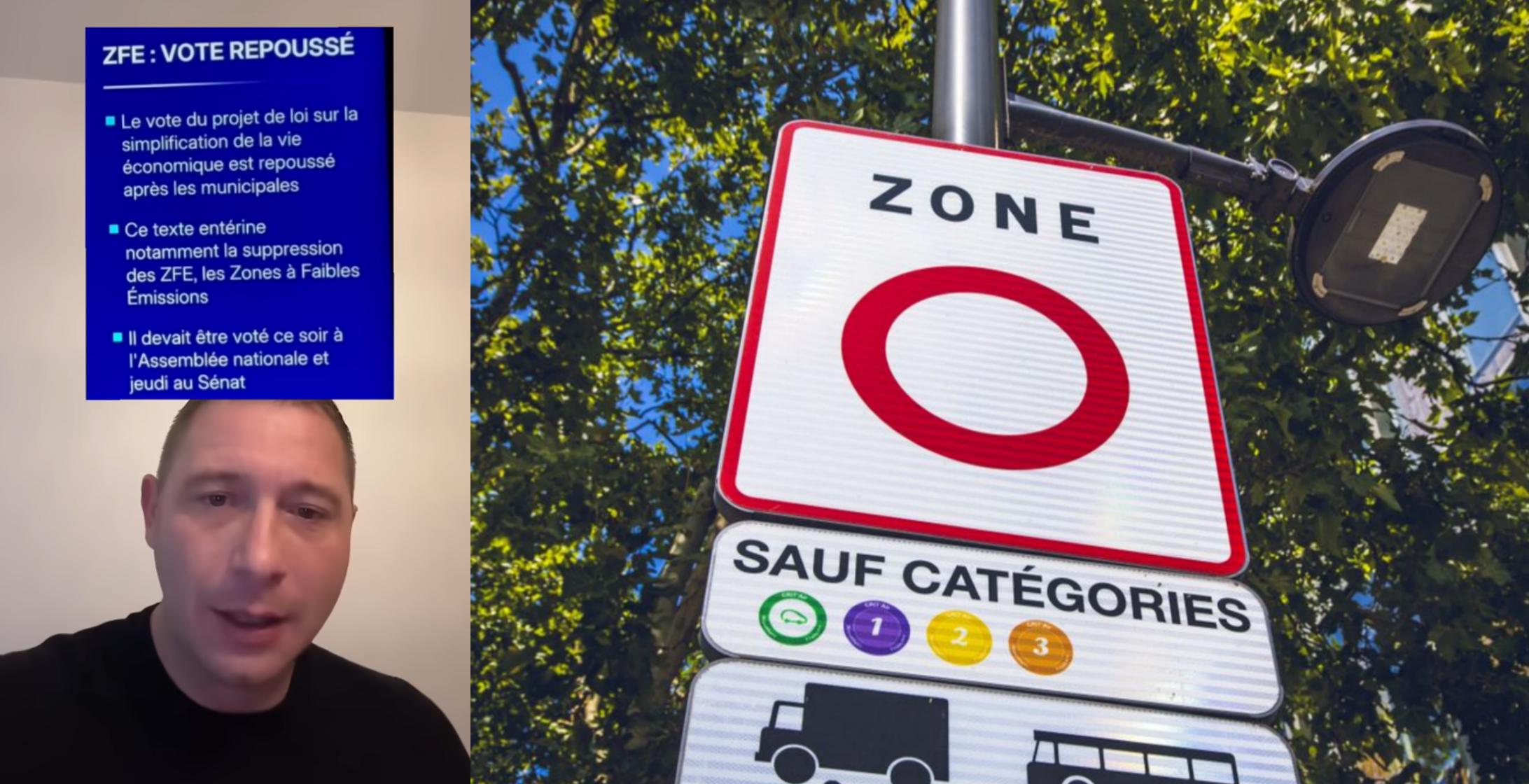 ZFE : vote du texte qui supprime les ZFE repoussé après les municipales ...